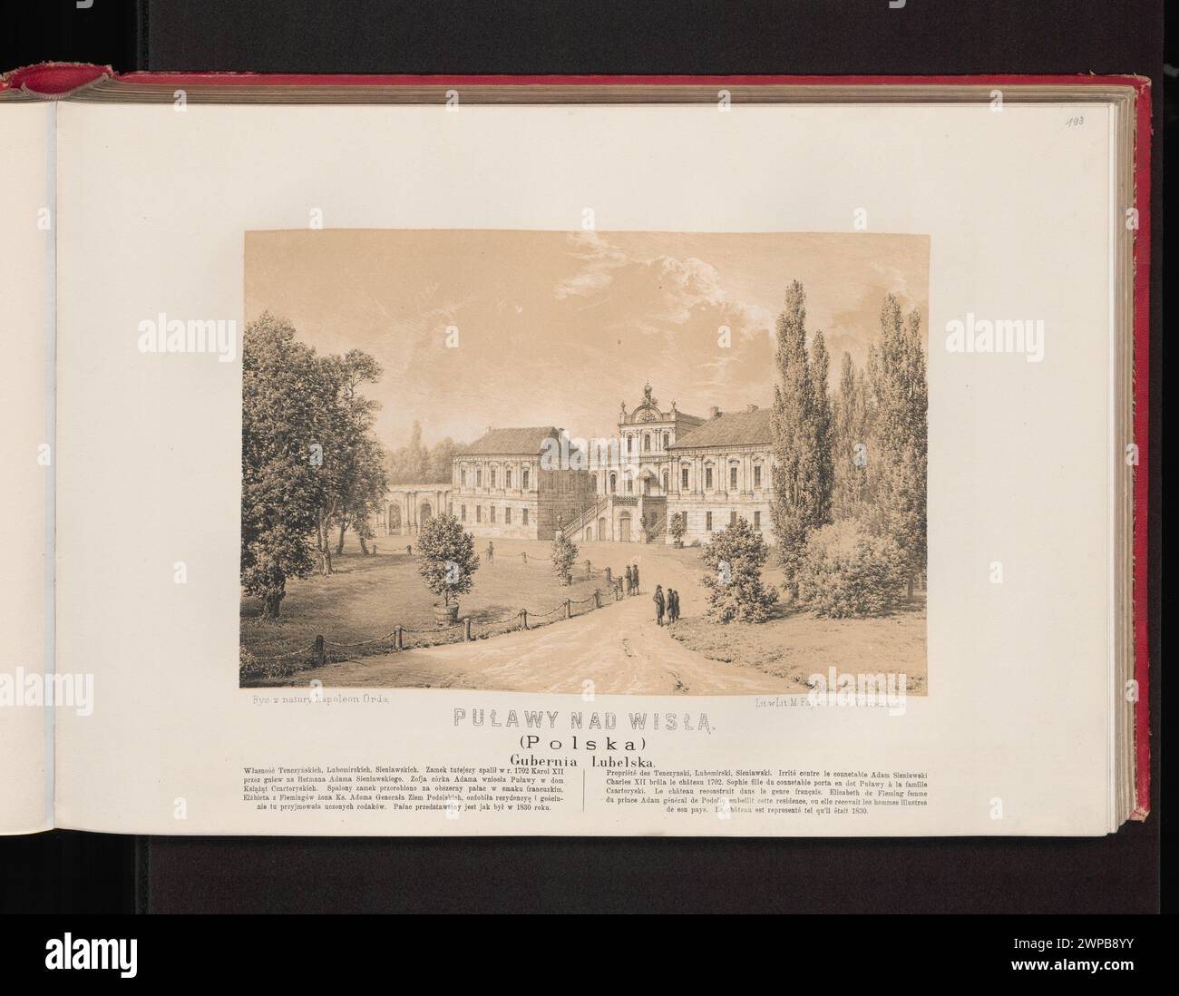 Napoleon 1807 1883 album widokow historycznych polski hi-res stock ...