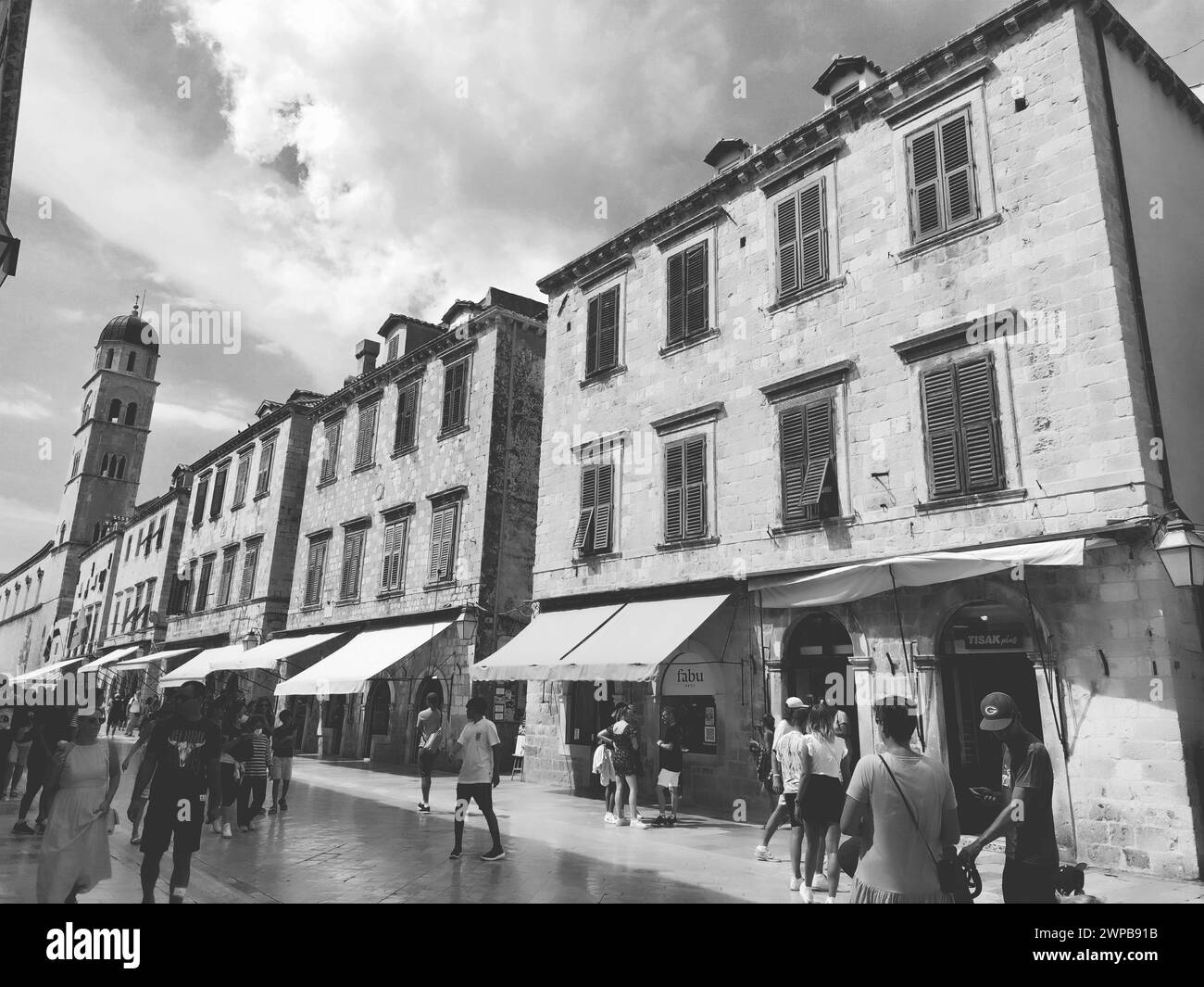 Stradun, Stradone is the main street of the historic city center of ...