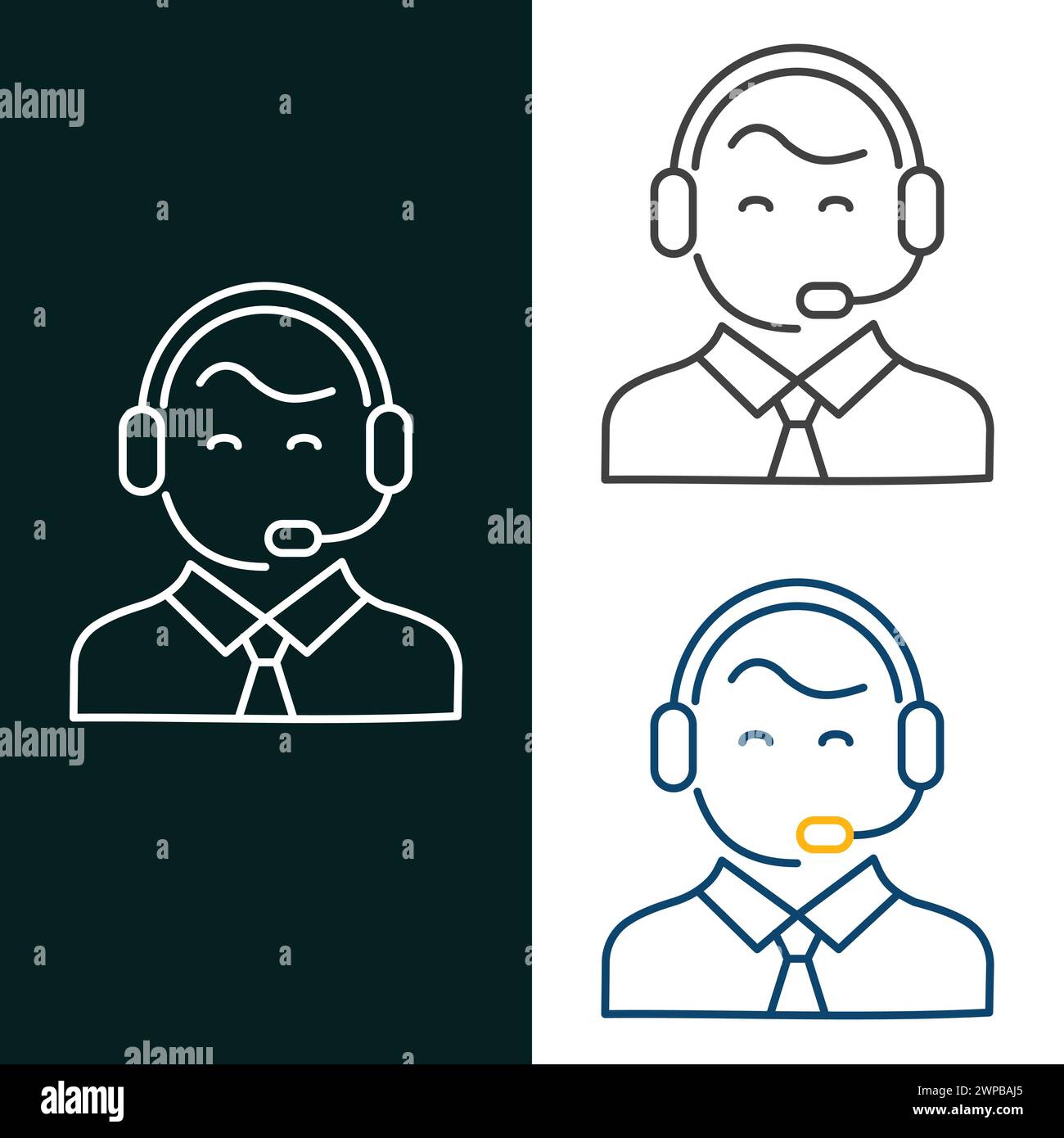 Customer Support Vector Icon Design Stock Vector Image & Art - Alamy