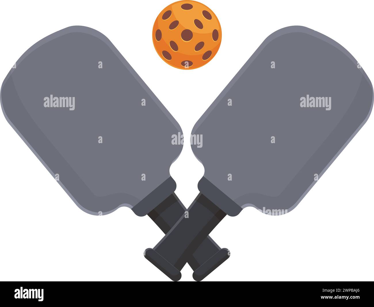 Pickleball icon cartoon vector. Badge artwork. Character activity padle ...