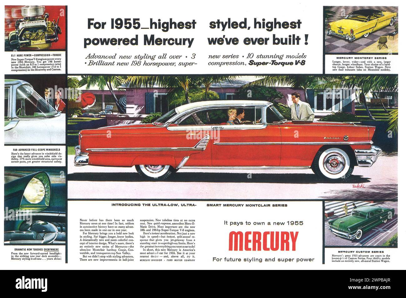 Mercury montclair 1955 Cut Out Stock Images & Pictures - Alamy
