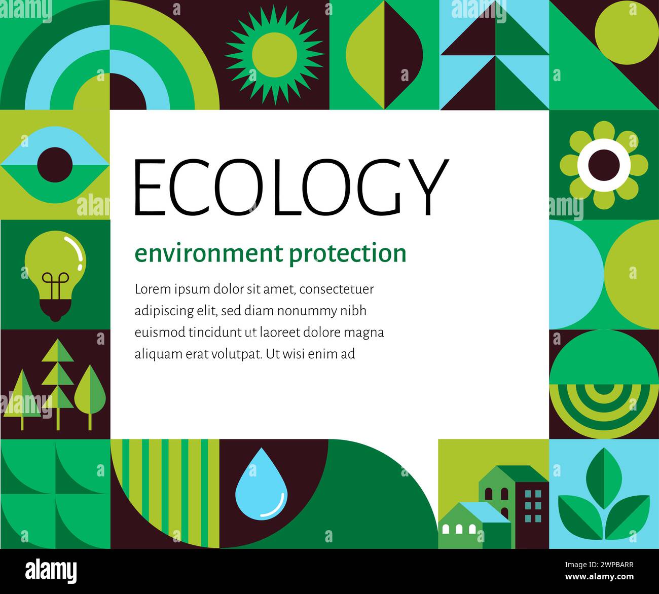 Environment, ecology, Earth day concept design. Banner, poster ...