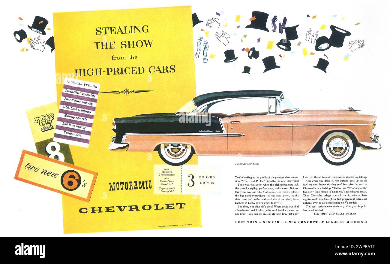 1950s ad chevrolet hi-res stock photography and images - Alamy