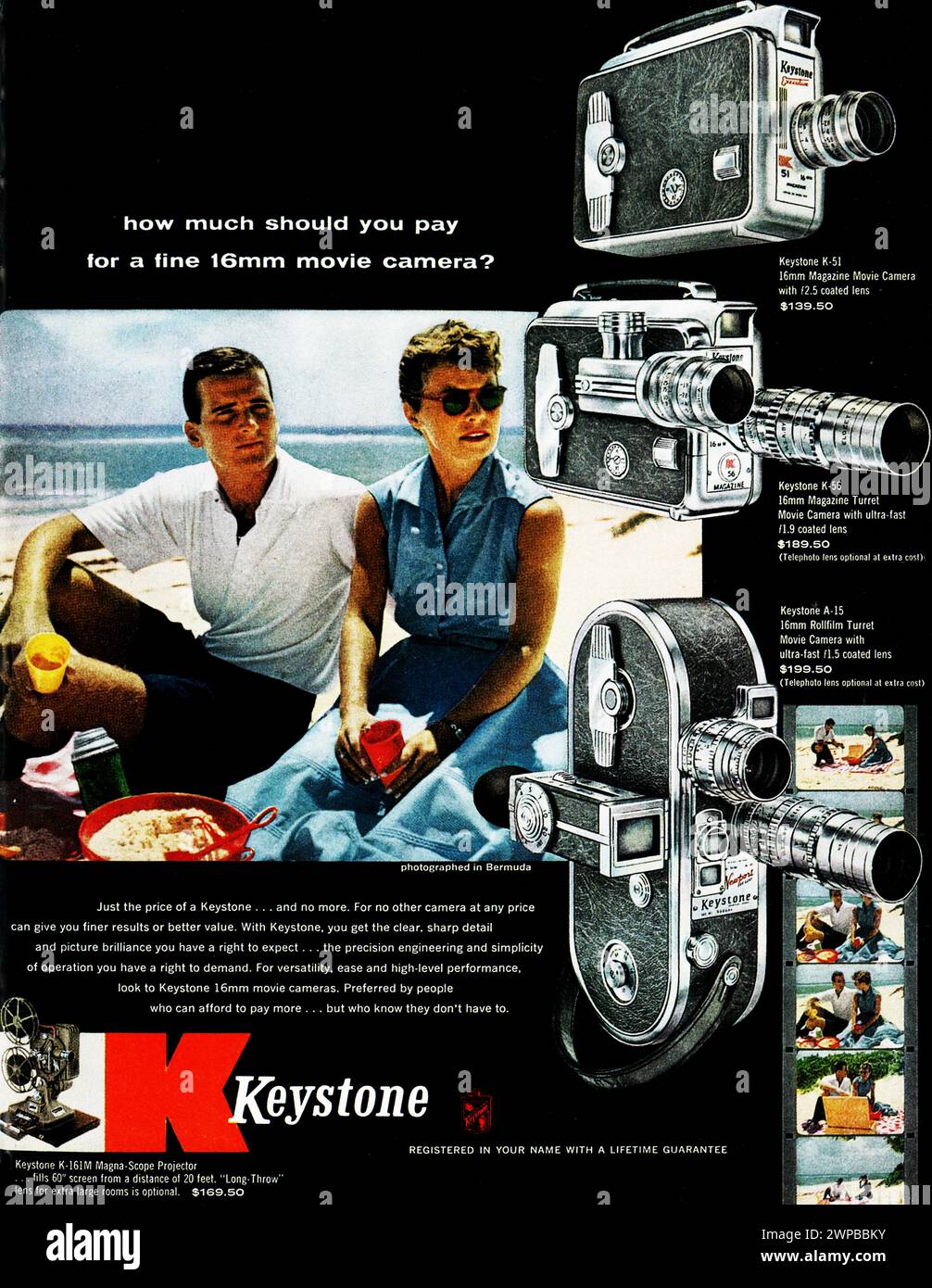 1950s movie camera hi-res stock photography and images - Alamy