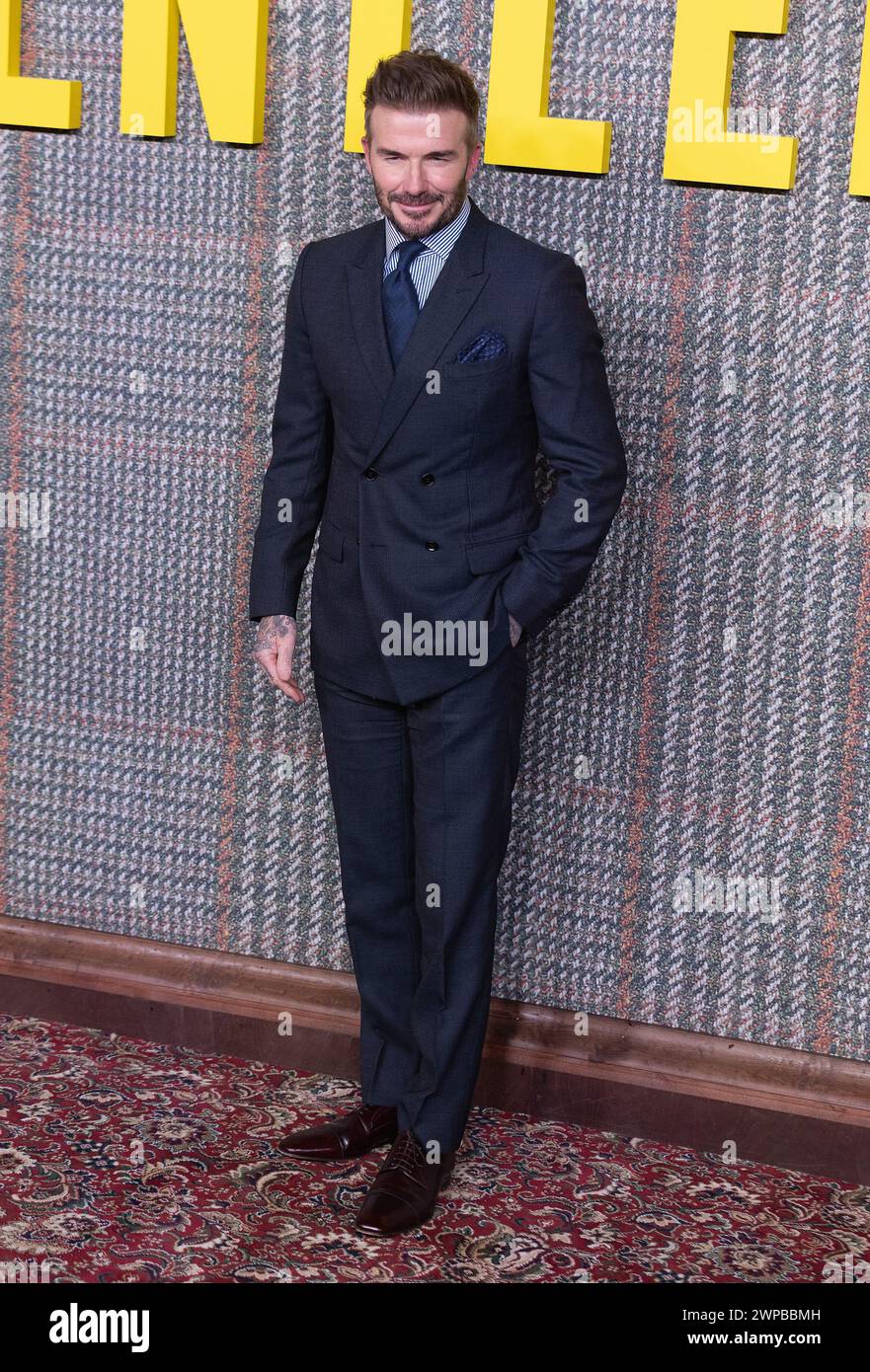 London, UK. March 5th, 2024. David Beckham attends THE GENTLEMEN UK Series Global Premiere ...