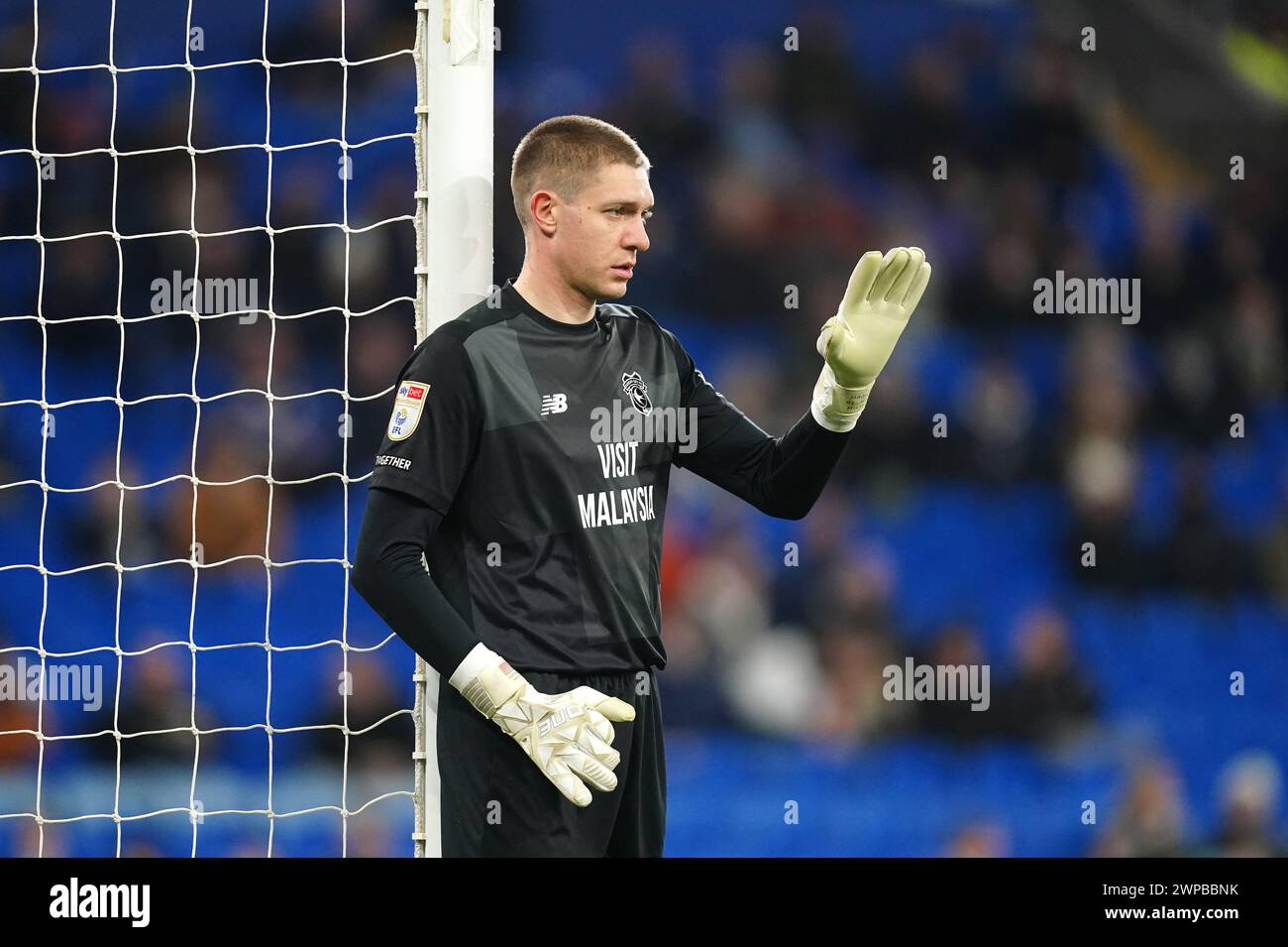 Cardiff City goalkeeper Ethan Horvath during the Sky Bet Championship ... Cardiff City goalkeeper Ethan Horvath during the Sky Bet Championship ...