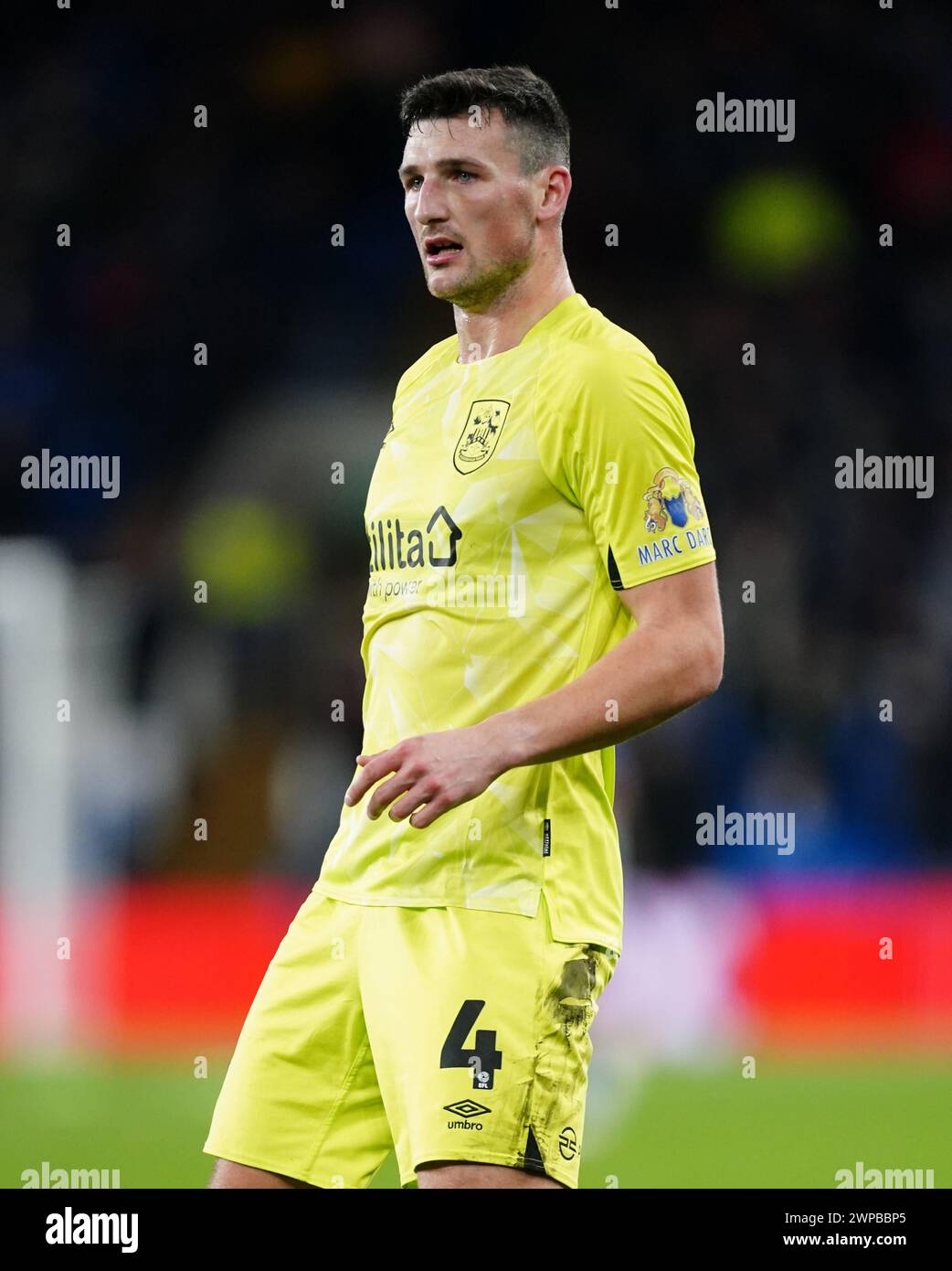 Huddersfield town's matty pearson during the sky bet championship match ...