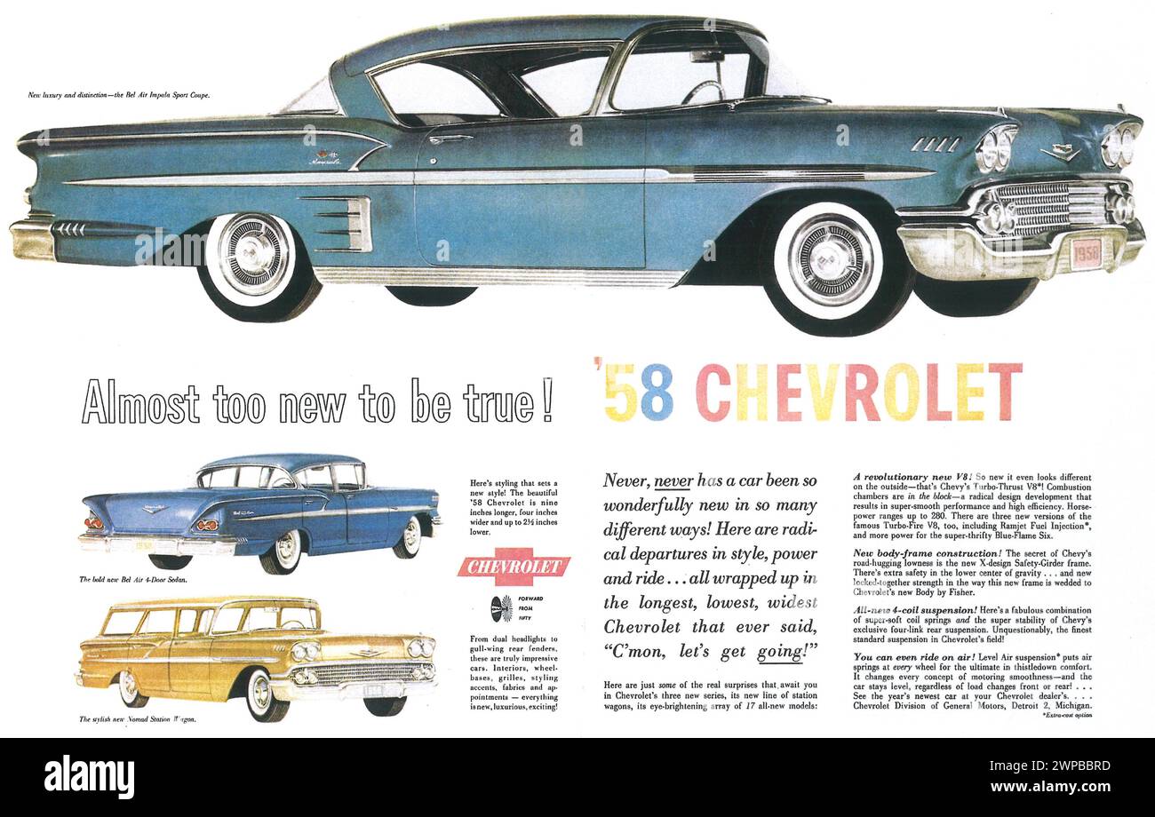 1958 chevrolet impala Cut Out Stock Images & Pictures - Alamy