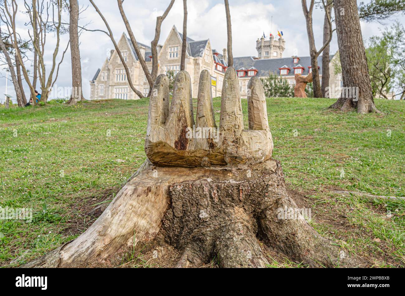 Magdalena palace park hi-res stock photography and images - Alamy