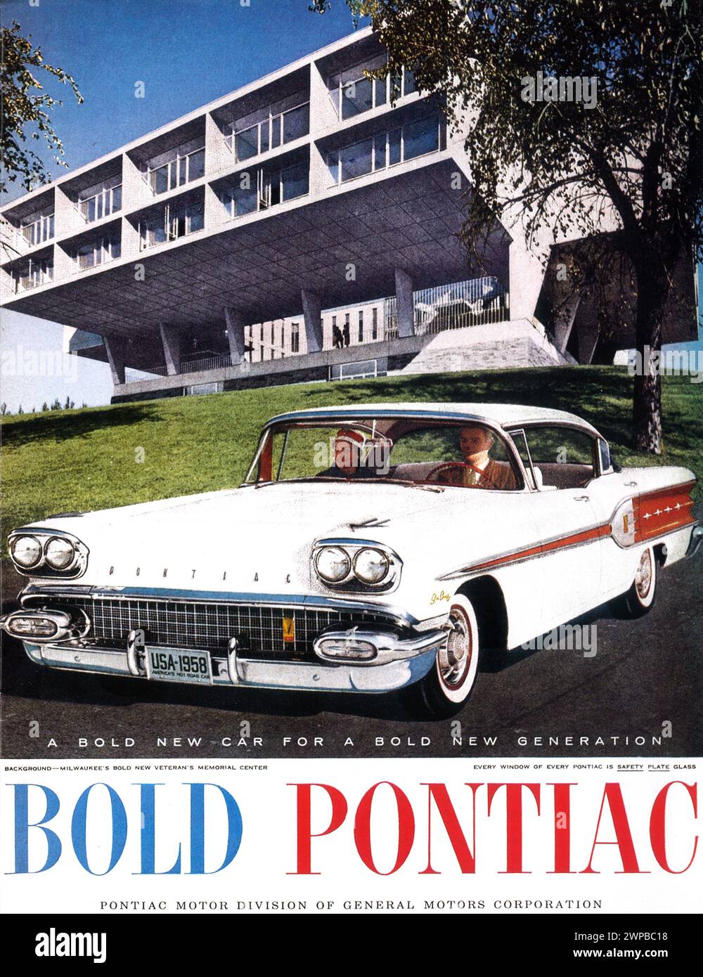 1950s pontiac ad hi-res stock photography and images - Alamy