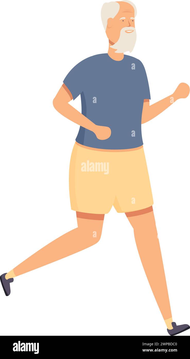 Woman jogging elderly dog Stock Vector Images - Alamy