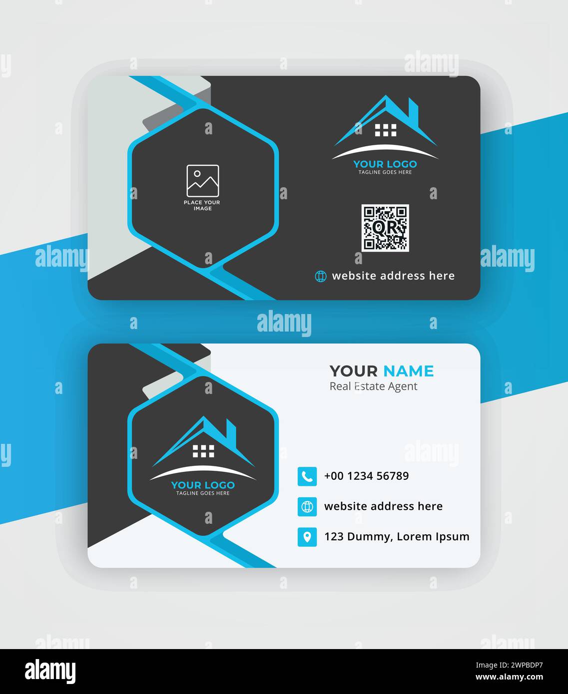 Modern Business Card Design Template Stock Vector Image And Art Alamy