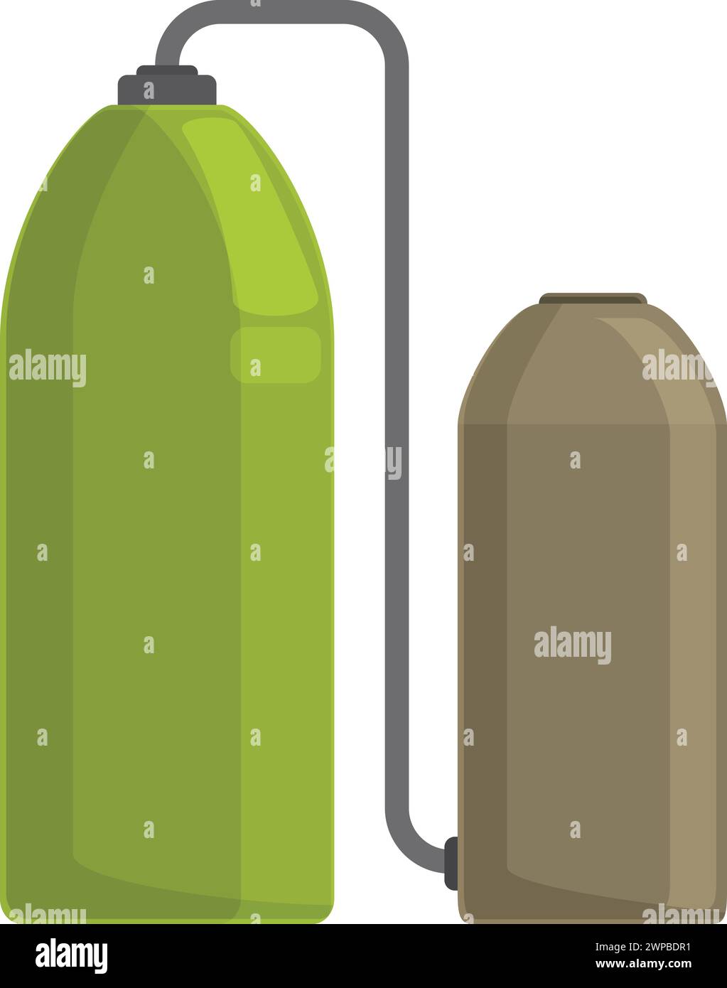 Bio fuel tank icon cartoon vector. Electrical refuse bio. Plant nature ...