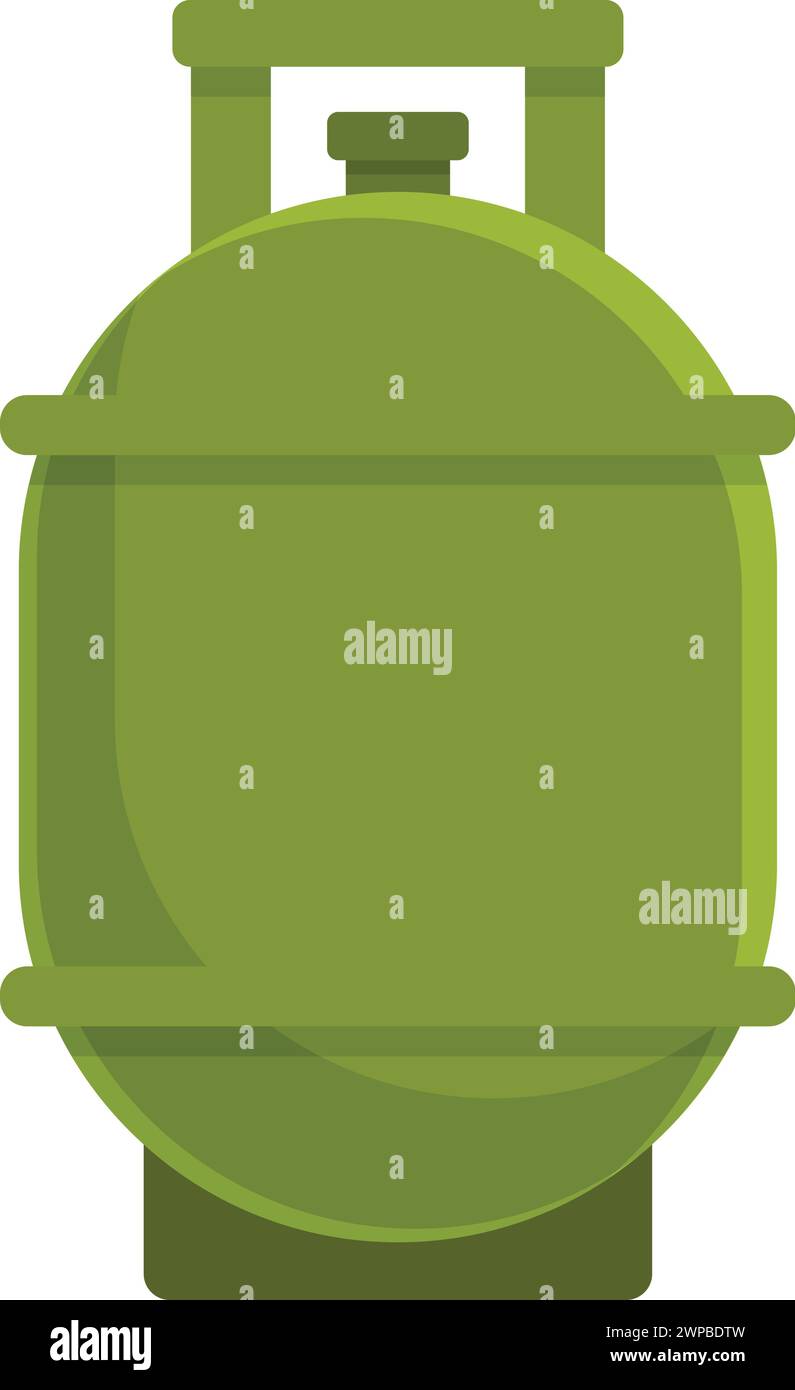 Biogas tank icon cartoon vector. Home bio energy. Biofuel natural gas ...