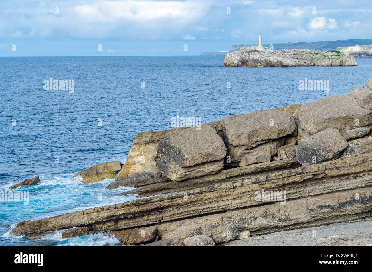 Island off santander hi-res stock photography and images - Alamy
