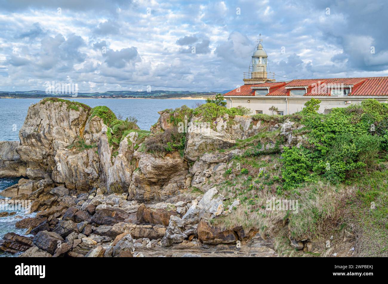 View of the Punta de la Cerda beacon, also known as Punta de la Cerda ...