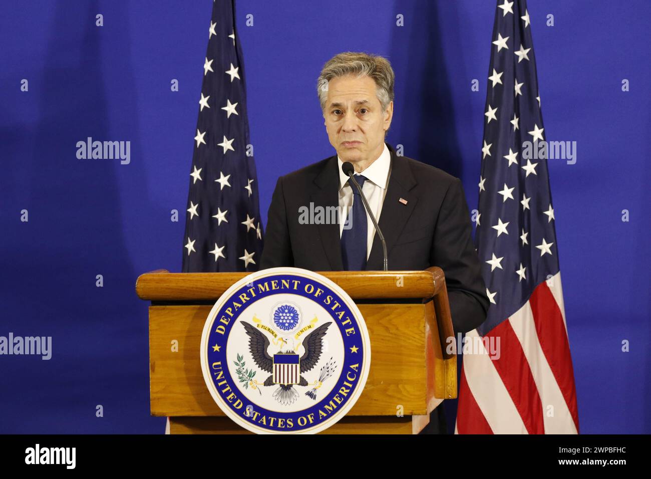Antony Blinken, United States Secretary of State, portrait during ...