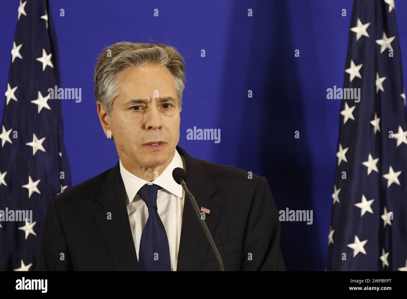Antony Blinken, United States Secretary of State, portrait during ...