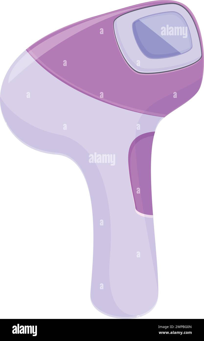Cream photo epilator icon cartoon vector. Cosmetic body care. Spa ...