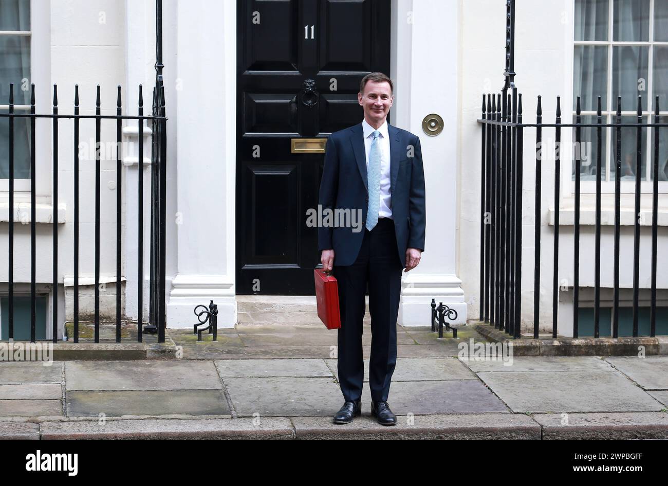 London, UK. 06th Mar, 2024. Chancellor of the Exchequer Jeremy Hunt ...