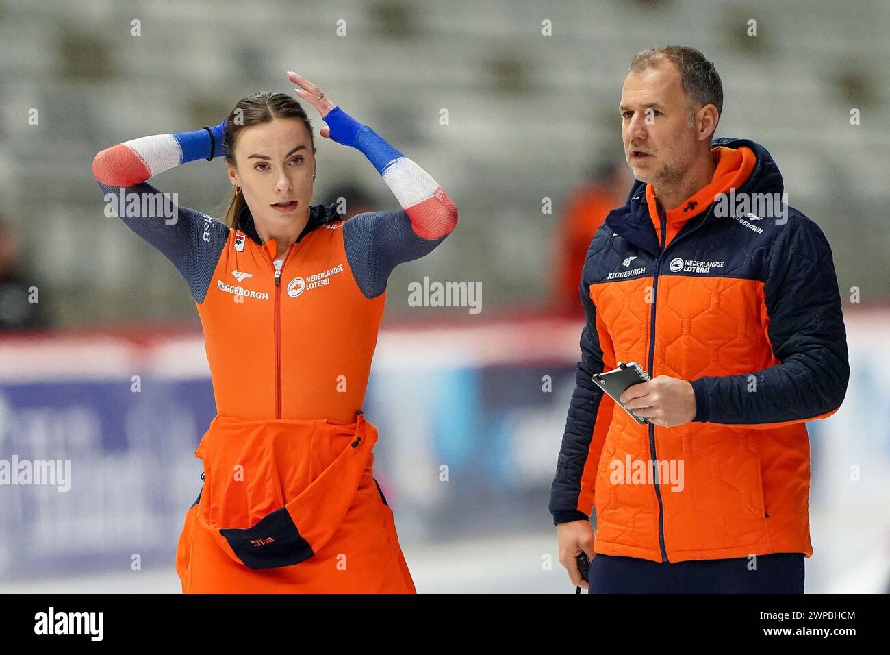 Inzell, Germany. 06th Mar, 2024. INZELL, GERMANY - MARCH 6: Femke Kok ...