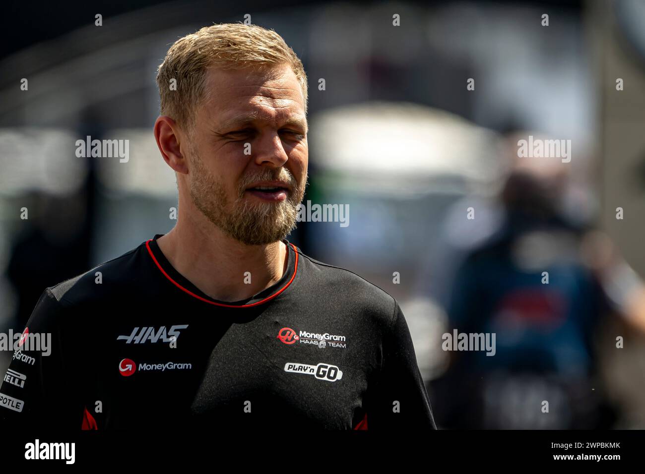 Jeddah, Saudi Arabia, March 06, Kevin Magnussen, from Denmark competes ...