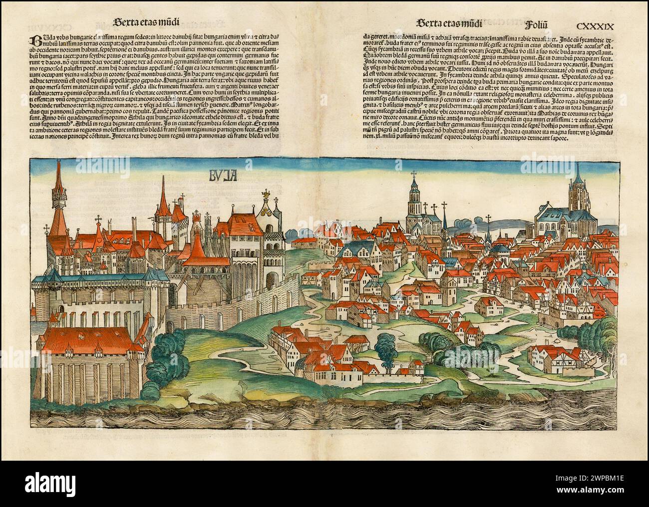 Map of buda hi-res stock photography and images - Alamy