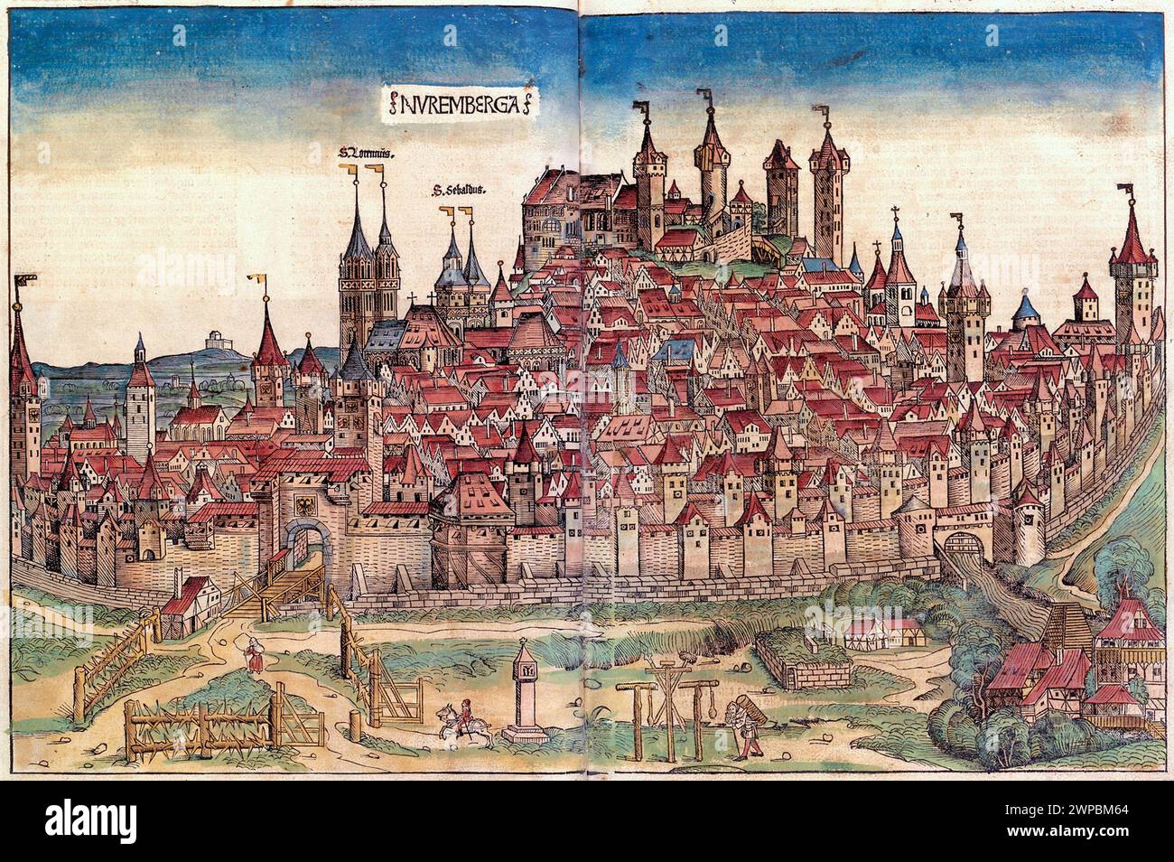 Map of nuremberg hi-res stock photography and images - Alamy