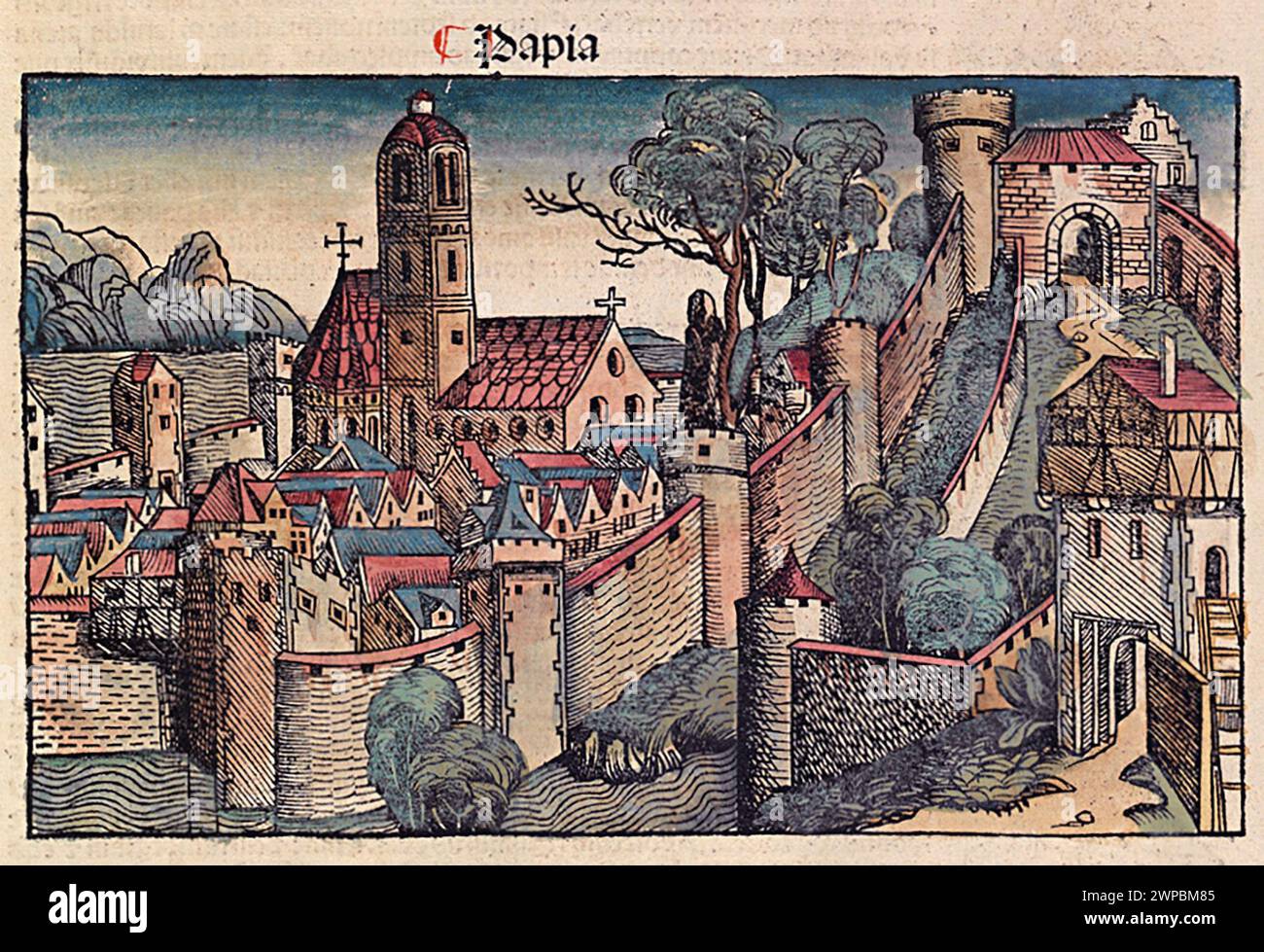 Map of pavia hi-res stock photography and images - Alamy