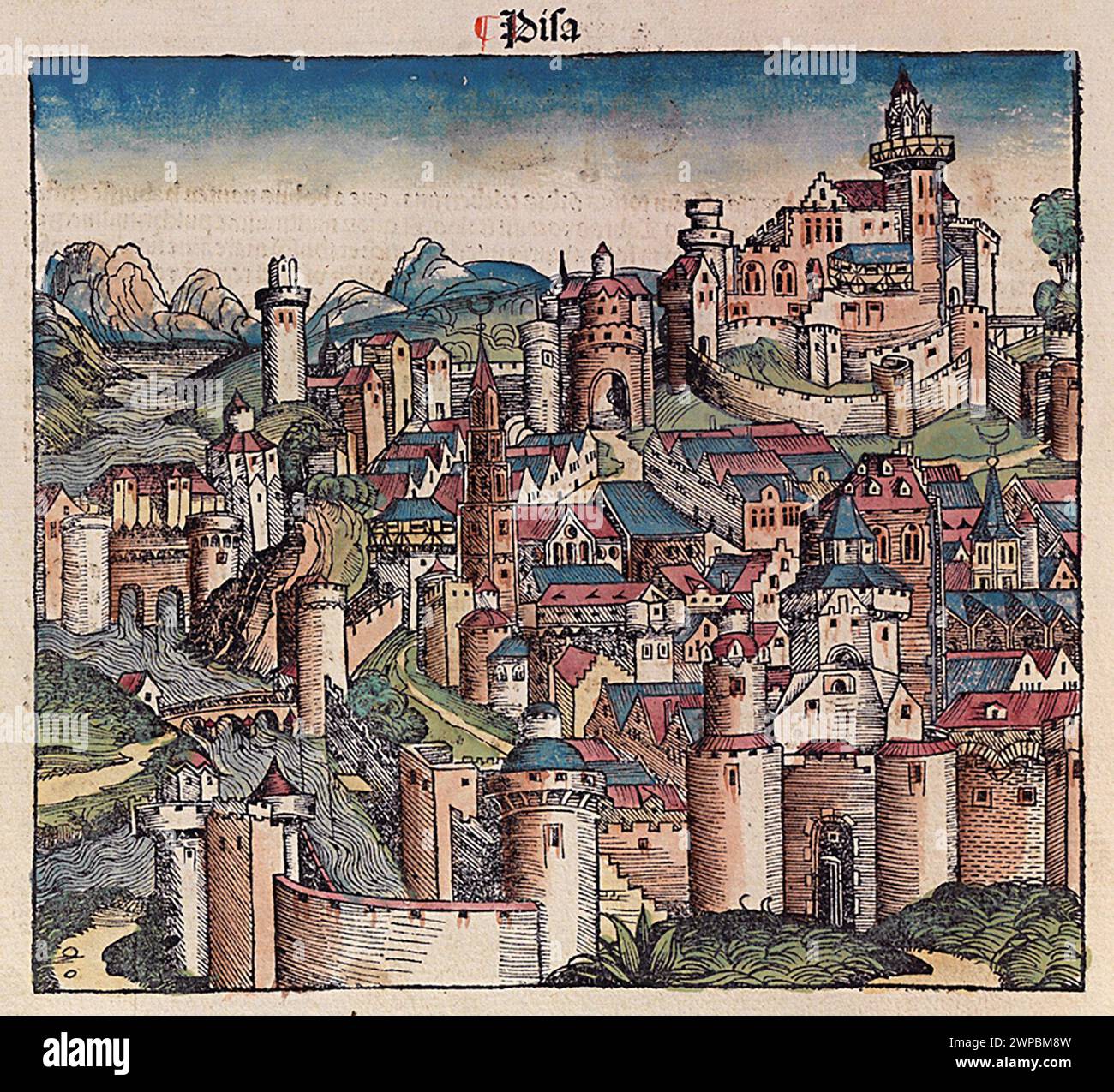 Map of pisa hi-res stock photography and images - Alamy