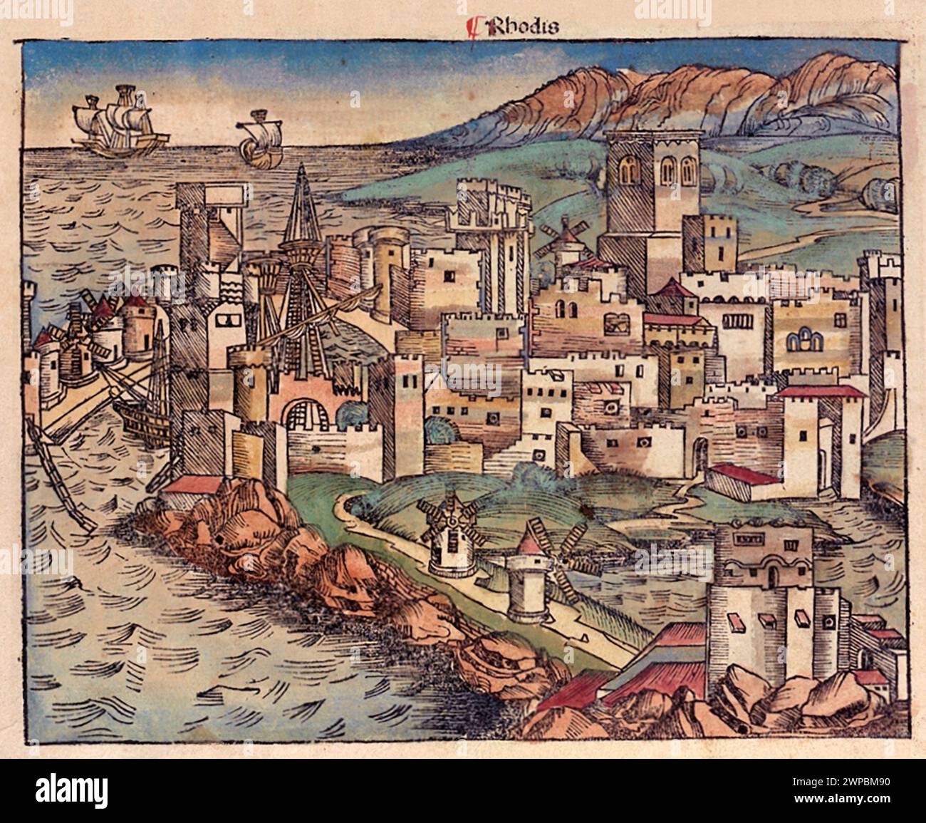 Ancient greece map rhodes hi-res stock photography and images - Alamy