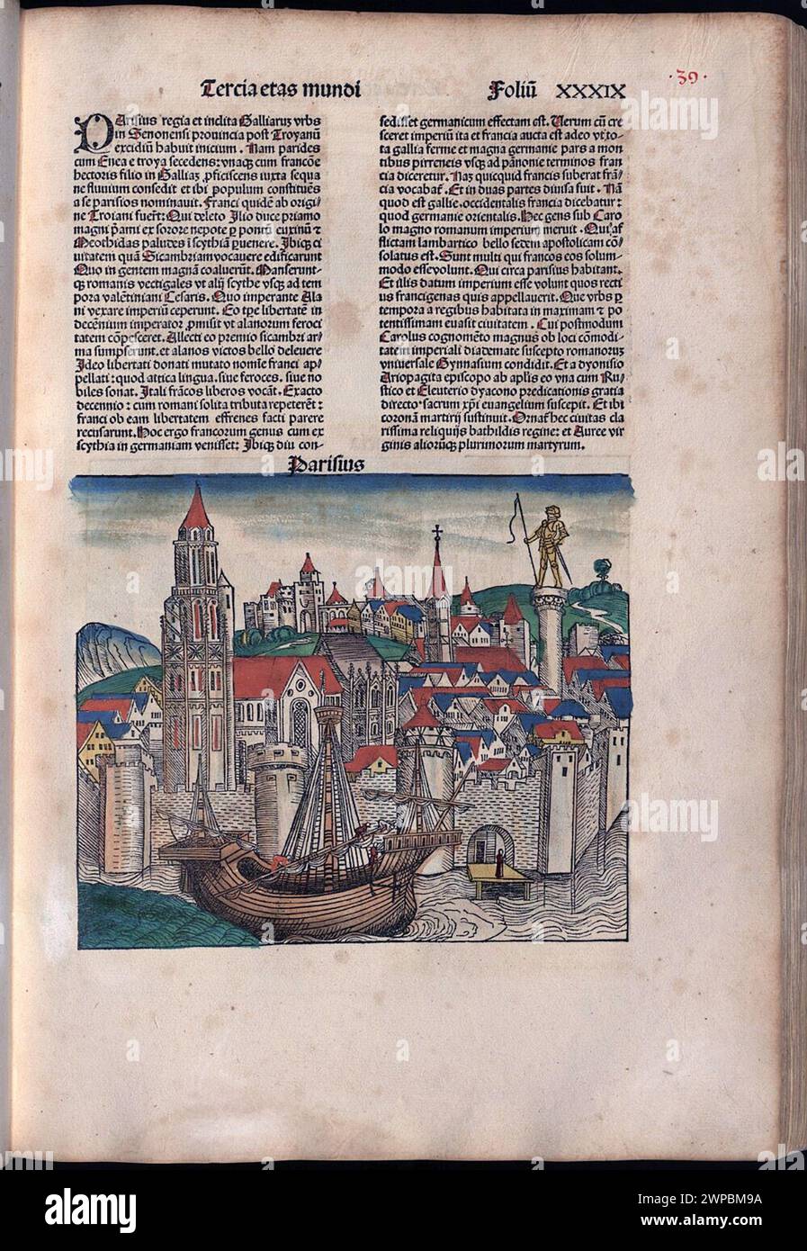 1493 engraving paris hi-res stock photography and images - Alamy