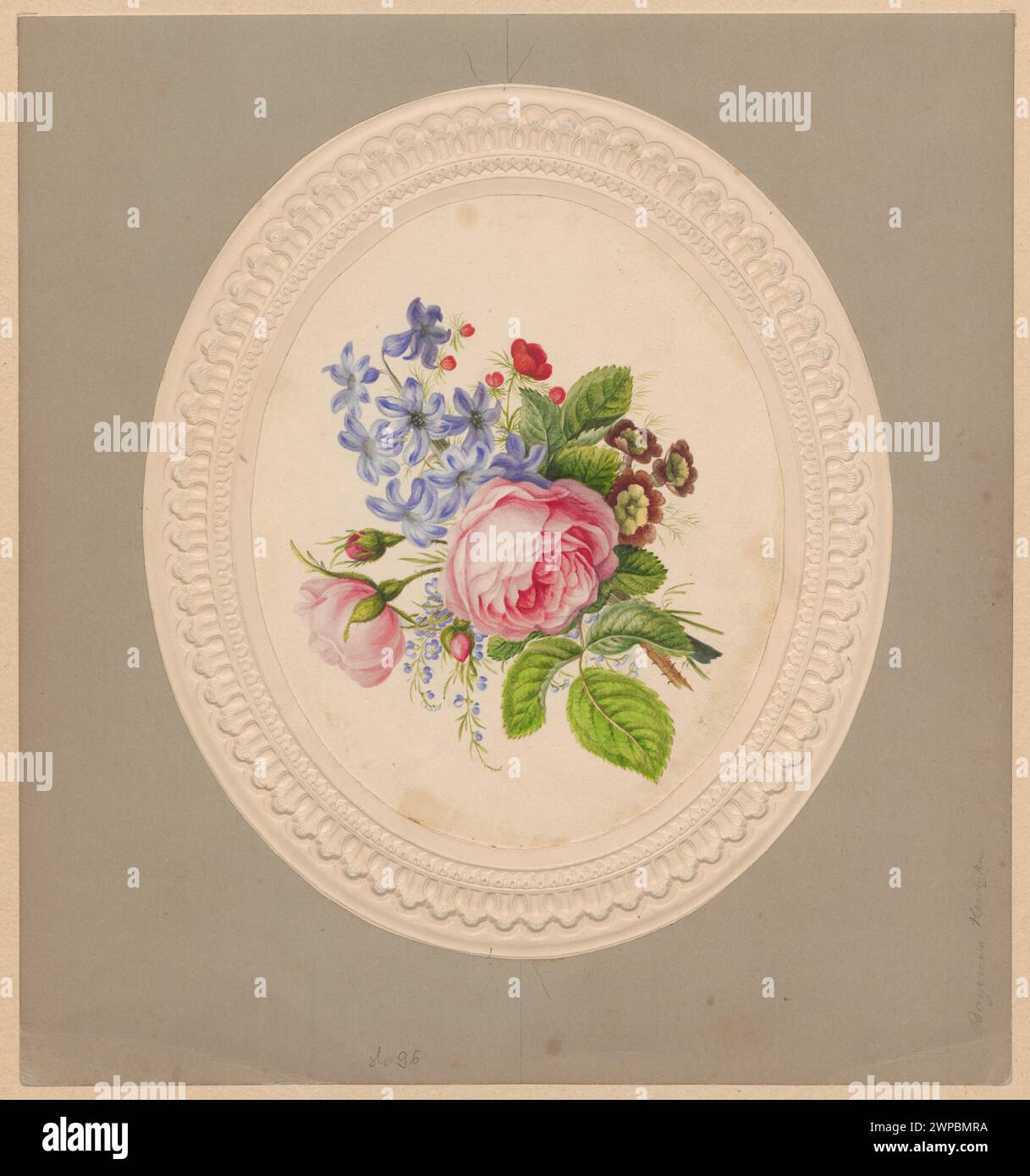 Forget me not flower painting hi-res stock photography and images - Alamy