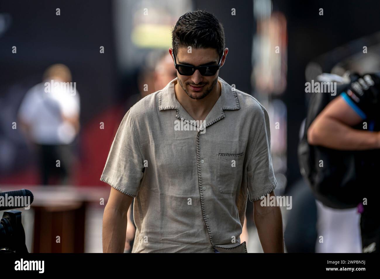 Jeddah, Saudi Arabia, March 06, Esteban Ocon, from France competes for ...
