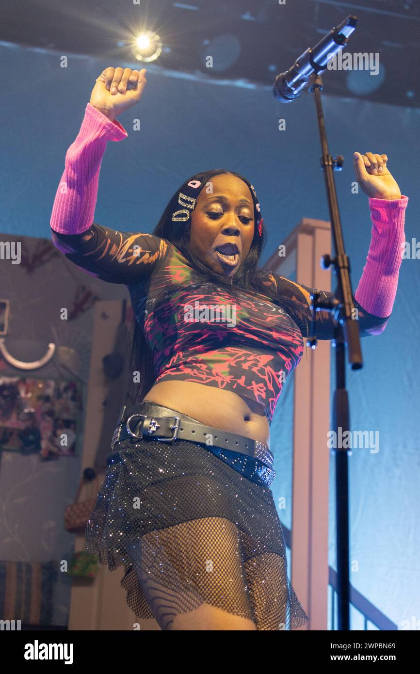 London, UK. March 6, 2024. Singer Rachel Chinouriri headlines at KOKO ...