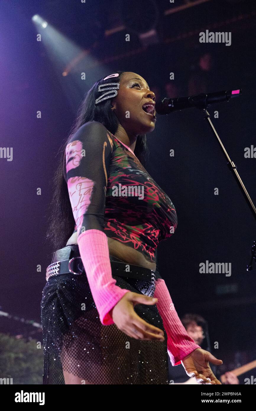 London, UK. March 6, 2024. Singer Rachel Chinouriri headlines at KOKO ...