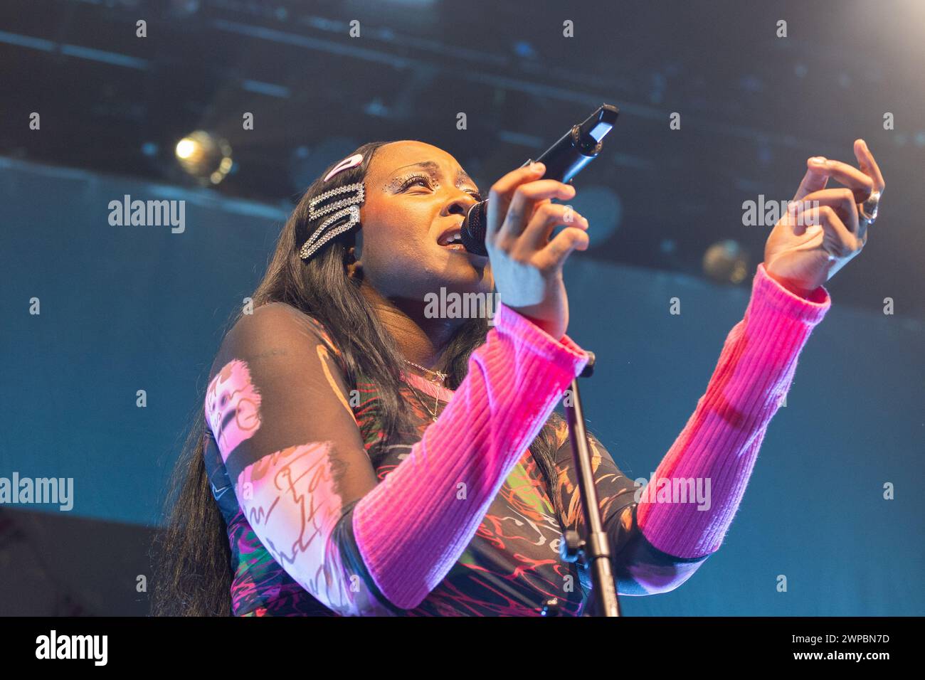 London, UK. March 6, 2024. Singer Rachel Chinouriri headlines at KOKO ...