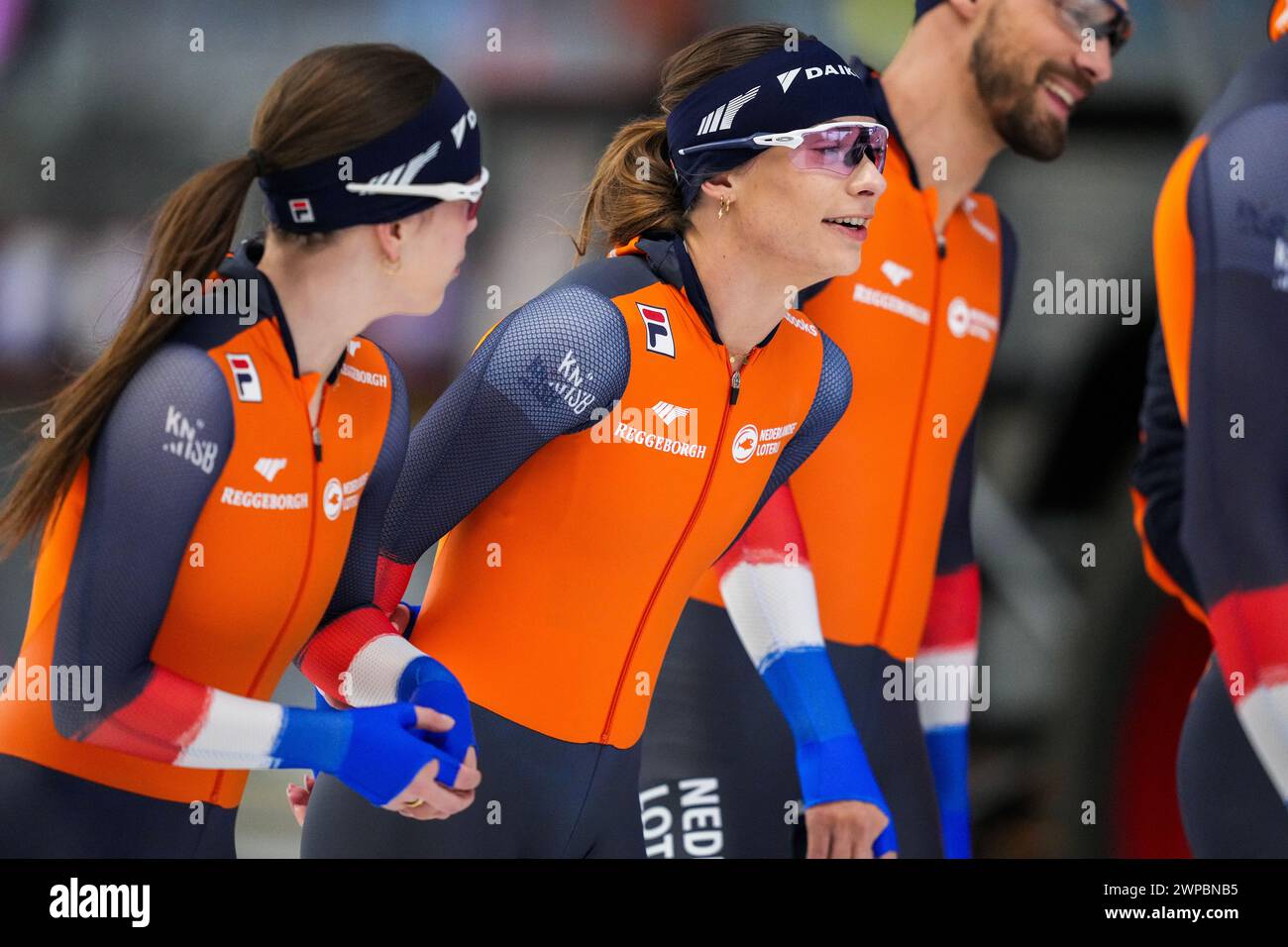 Inzell, Germany. 06th Mar, 2024. INZELL, GERMANY - MARCH 6: Marrit ...
