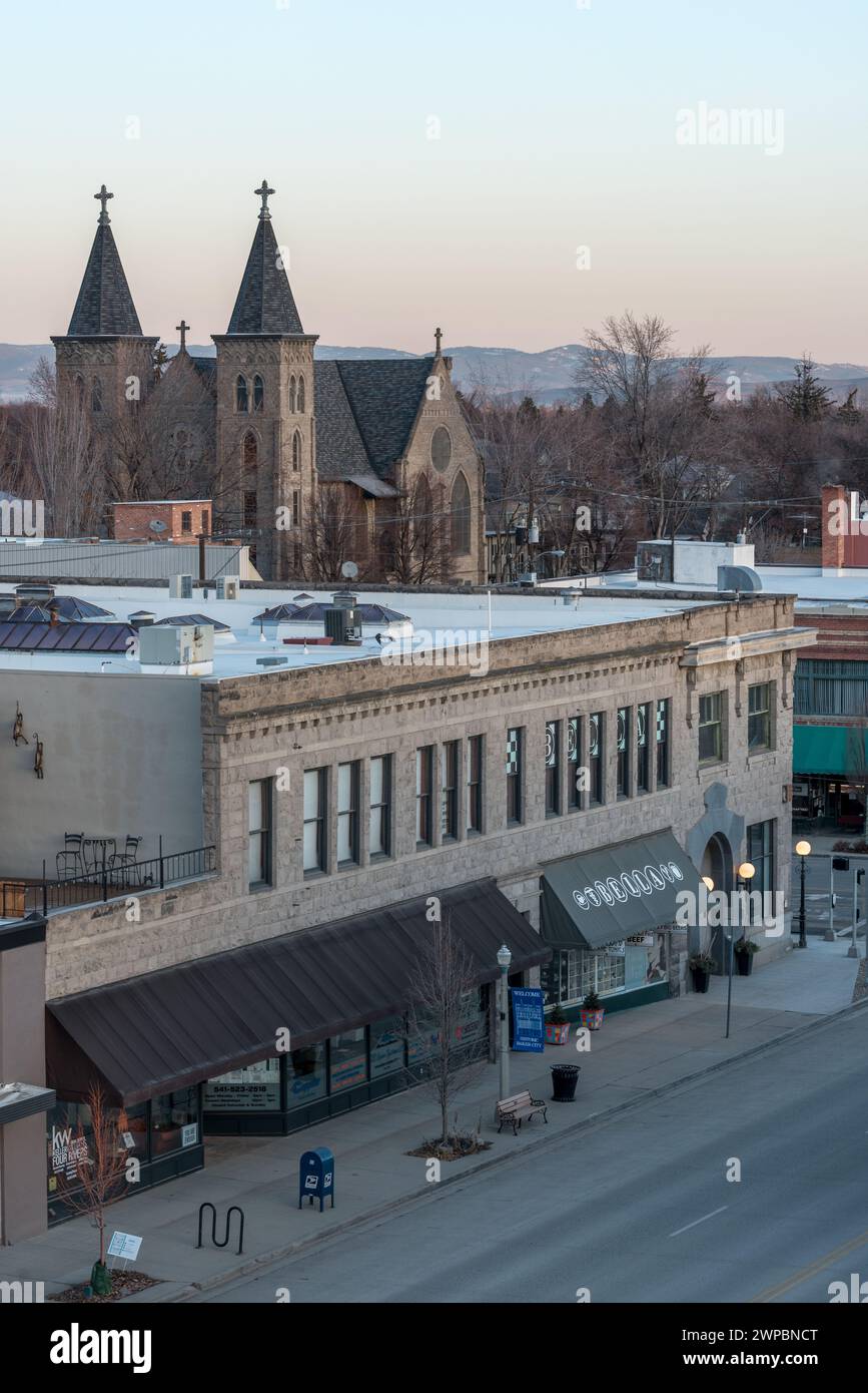 Downtown Baker City, Oregon Stock Photo - Alamy