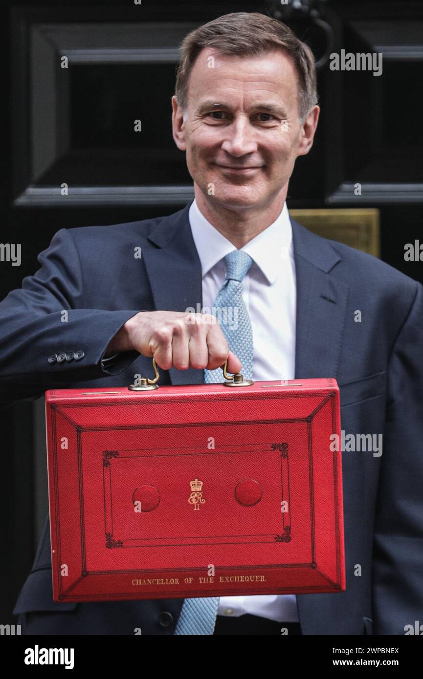 London, UK. 06th Mar, 2024. Jeremy Hunt, MP, Chancellor of the ...