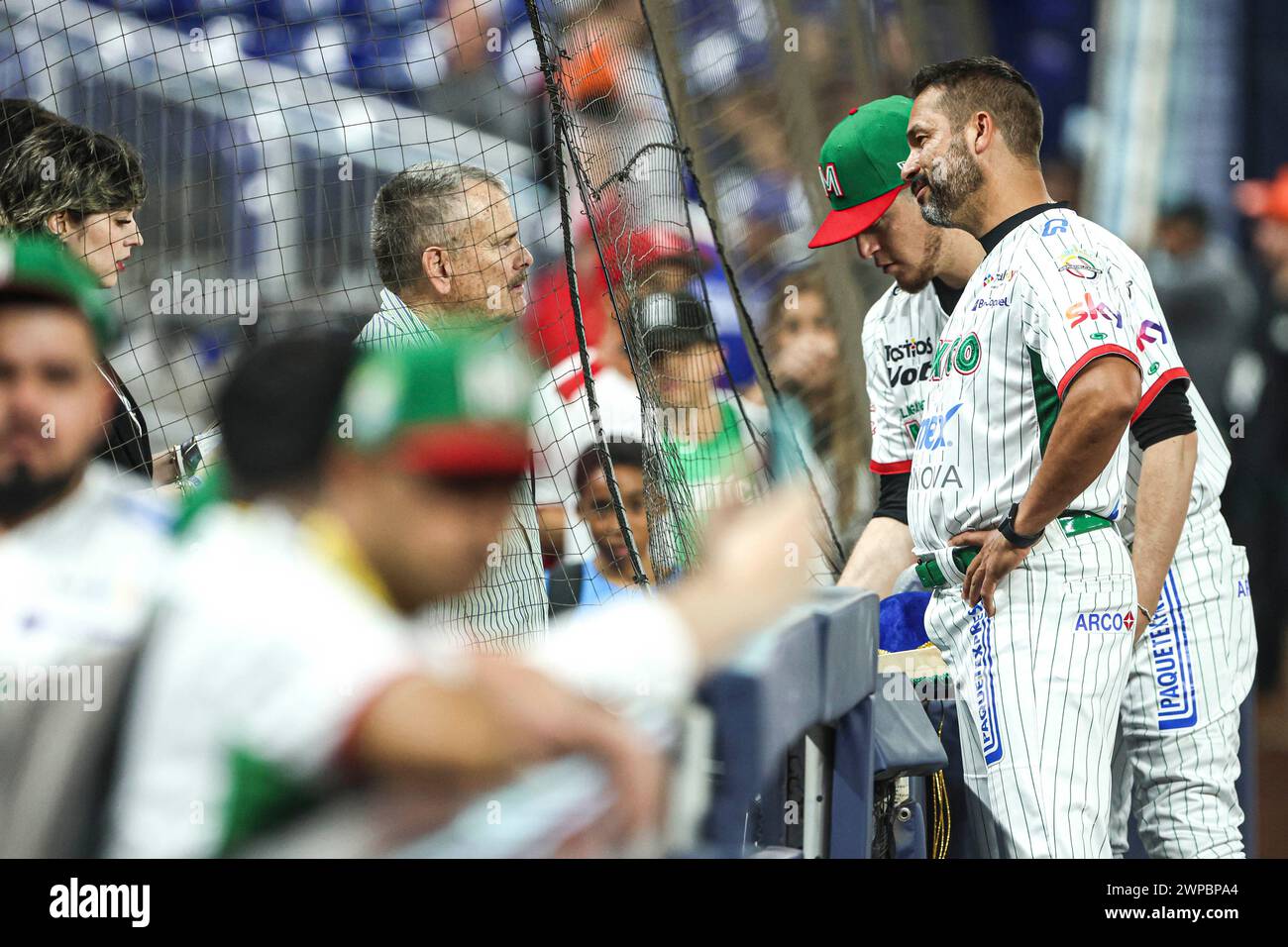 MIAMI, FLORIDA - FEBRUARY 2: Juan Gabriel Castro manager , during a ...