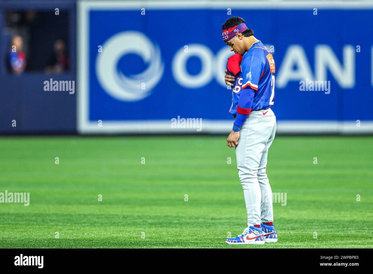 MIAMI, FLORIDA - FEBRUARY 2: Bryan Torres of Criollos de Caguas of ...