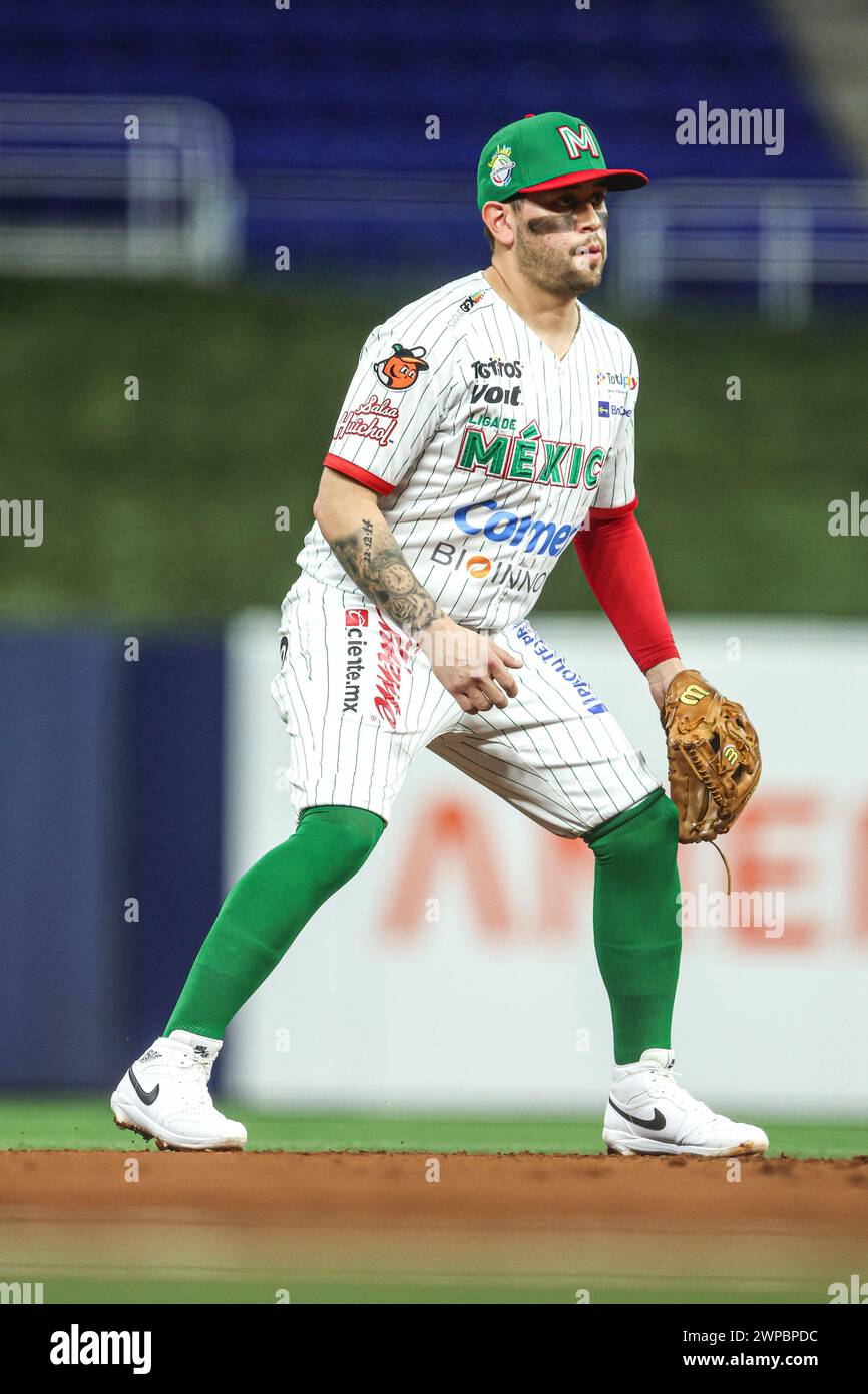 MIAMI, FLORIDA - FEBRUARY 2: Juan Carlos Gamboa of Naranjeros de ...
