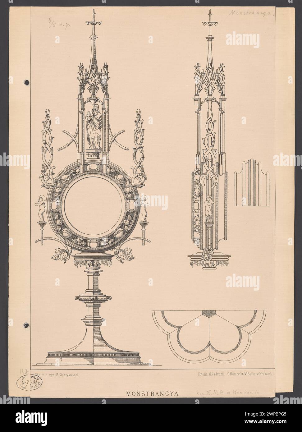 Monstrance with blessed virgin mary hi-res stock photography and images ...