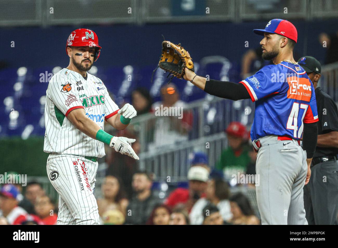 MIAMI, FLORIDA - FEBRUARY 2: Agustin Murillo of Naranjeros de ...