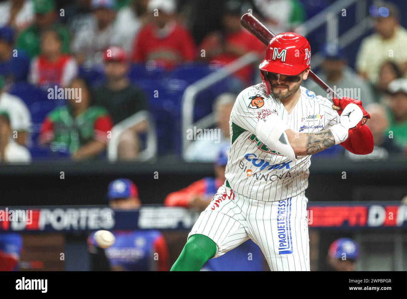 MIAMI, FLORIDA - FEBRUARY 2: Juan Carlos Gamboa of Naranjeros de ...