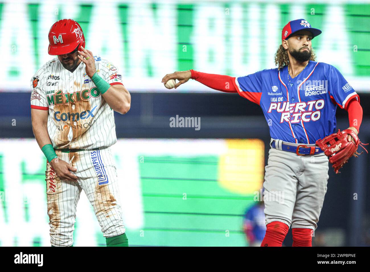MIAMI, FLORIDA - FEBRUARY 2: Agustin Murillo of Naranjeros de ...