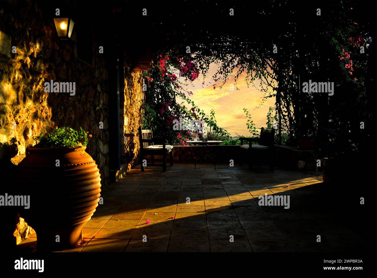 Balconi at the sunset Stock Photo - Alamy