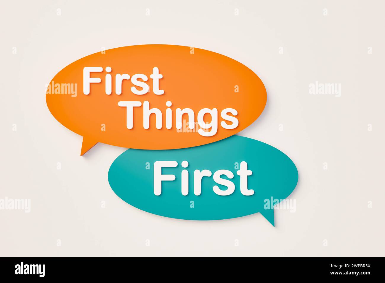 First Things First, online speech bubble. First Things First, chat ...