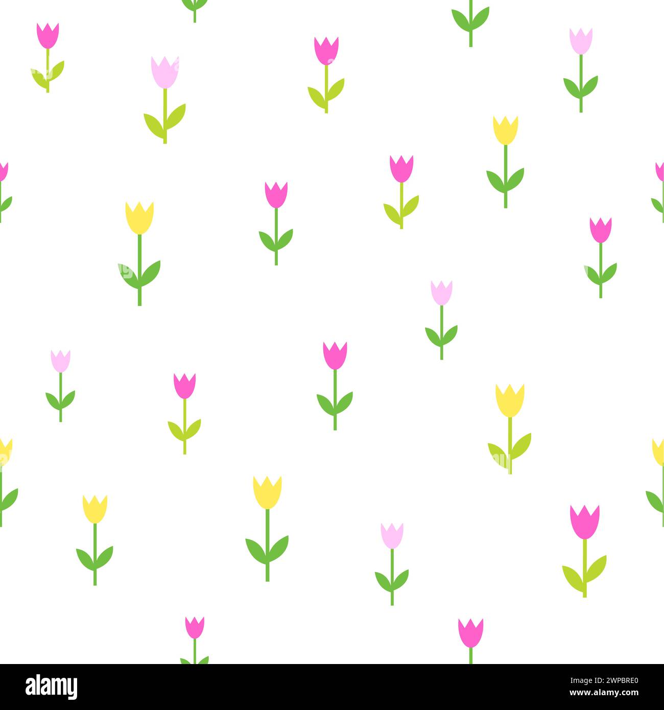 Beautiful tulips flowers bloom Stock Vector Images - Alamy